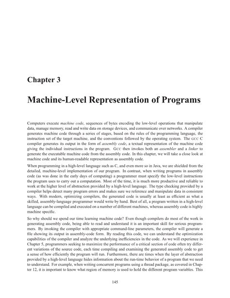 machine level representation of programs docslib