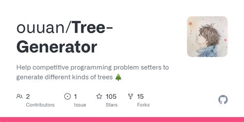 GitHub Ouuan Tree Generator Help Competitive Programming Problem Setters To Generate