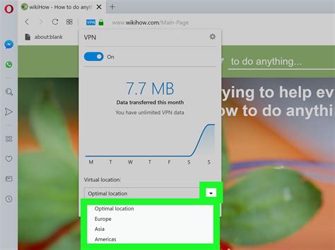 De Ingebouwde Vpn Voor Opera Browser Inschakelen 12 Stappen Met Afbeeldingen Wikihow