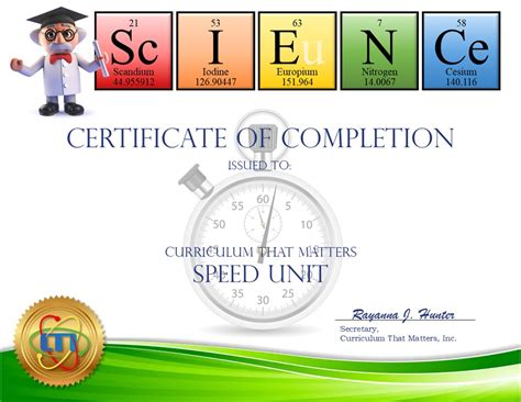 Speed Curriculum That Matters