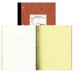 National Brand Laboratory Research Notebooks 9 14 X 11 Quadrille Ruled