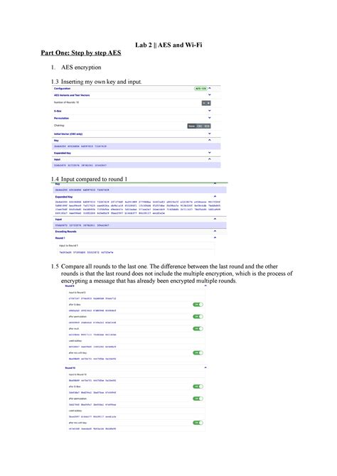 Lab2 Week4 Lab Lab 2 Aes And Wi Fi Part One Step By Step Aes
