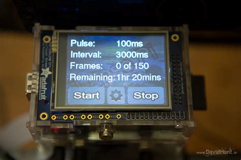 Lapse Pi Touch A Touchscreen Timelapse Controller Davidhuntie