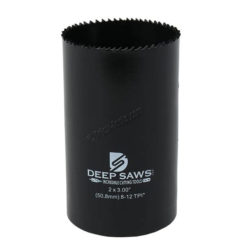 100836 2 Inch Od Deep Saws Extended Length Hole Saw 8 12 Tpi