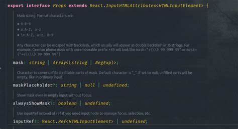 Using MaskChar Instead Of MaskPlaceholder Issue 283 Sanniassin