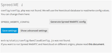 Failed To Start Spreed Webrtc Server 💬 Talk Spreed Nextcloud