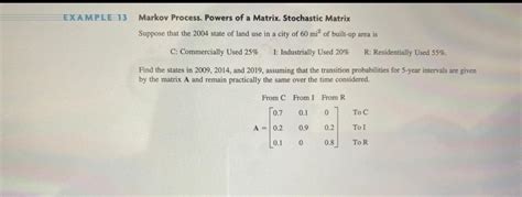 Solved Cas Experiment Markov Process Write A Program For A