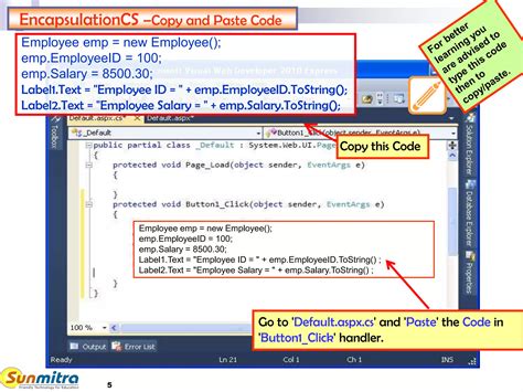 Programming Primer Encapsulation Cs Ppt