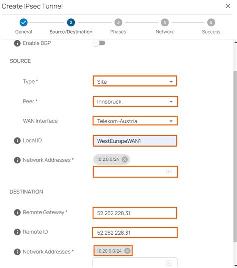how to connect barracuda secureedge to teridion via ipsec static