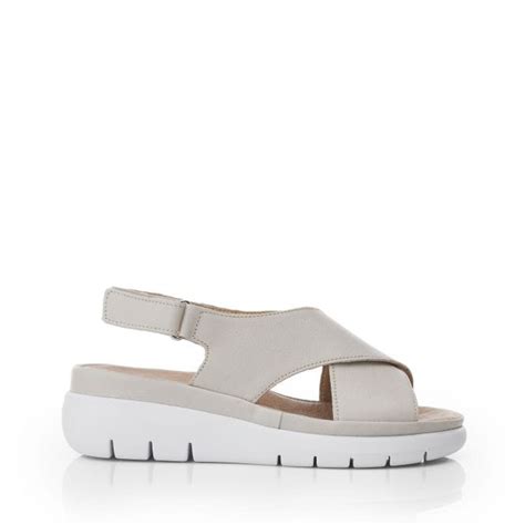 Shoon Sarita Off White Leather Sandals From Moda In Pelle Uk