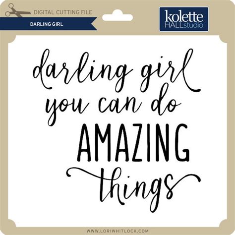 Hello Darling Font Lori Whitlocks Svg Shop