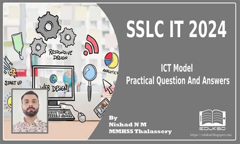 2024 sslc it model practical examination questions and sample questions