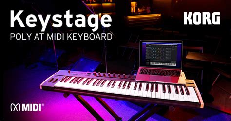 Spécifications Keystage Poly At Midi Keyboard Korg France