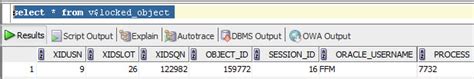 Discover Bi Oracle11g Database Table Locked Out Ora00054 Solved
