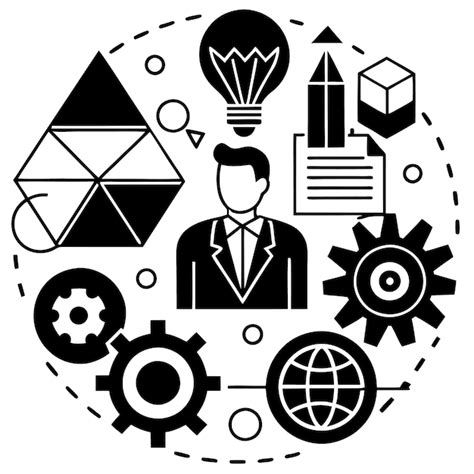 Here Is The Abstract Concept Vector Illustration Set Covering Project