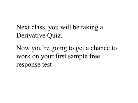 Calculus Review Fr Intro Ppt