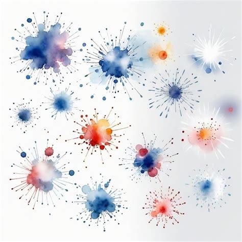 Premium Vector Particle Vector Set White Background Isolated A High Quality