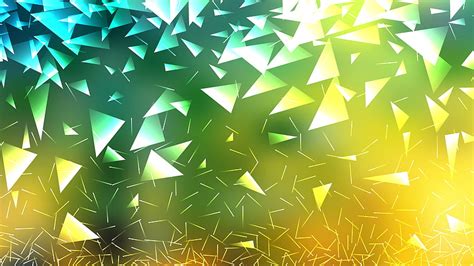 أخضر أصفر و أبيض مبعثر مثلث الخلفية Ai Eps Uidownload