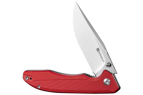 Sencut Sylor S25056 3 Satin D2 Red G10 Pocket Knife Advantageously
