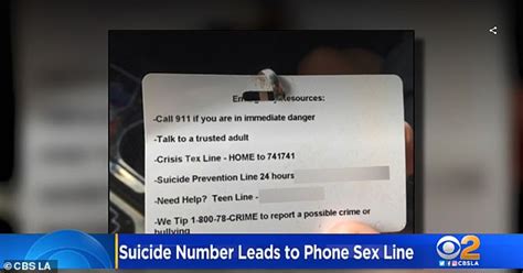 California Babe Lists Phone Sex Hotline Instead Of Suicide Prevention Number Daily Mail Online