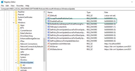 Windows Update Settings Compliance Msendpointmgr