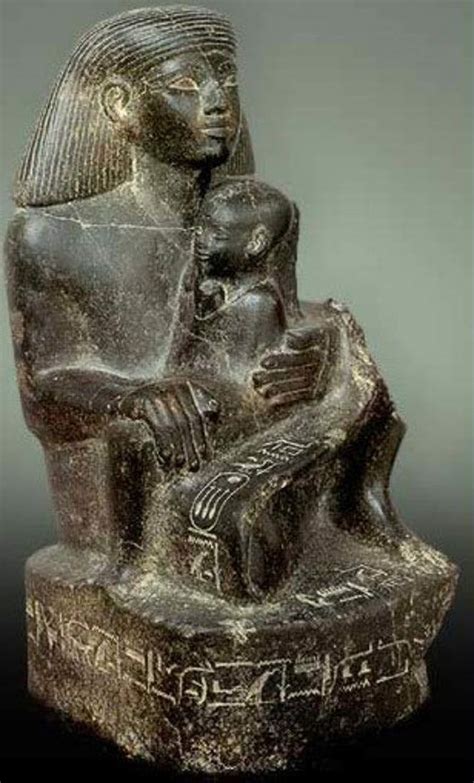 Egyptian Architect And High Government Official Senenmut With Princess