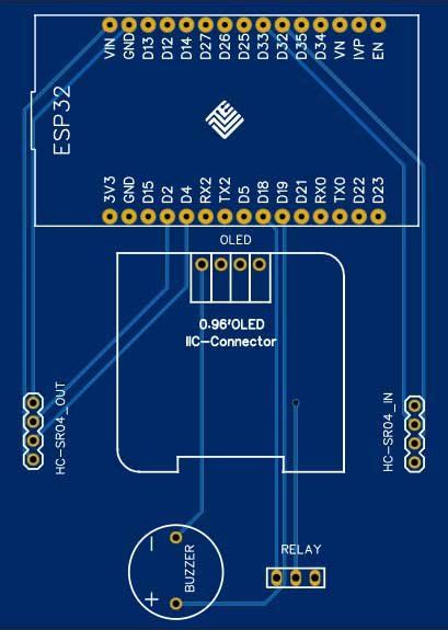 Iot Visitor Counter Using Esp32 And Ultrasonic Sensor