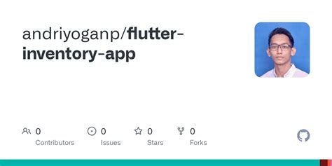 Github Andriyoganp Flutter Inventory App