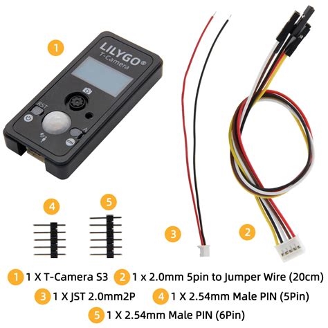 lilygo® t camera s3 esp32 s3 esp32 cam 2 million from lilygo on tindie