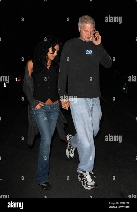 Steve Bing And His Date Attend Eric Claptons Concert At The Hollywood