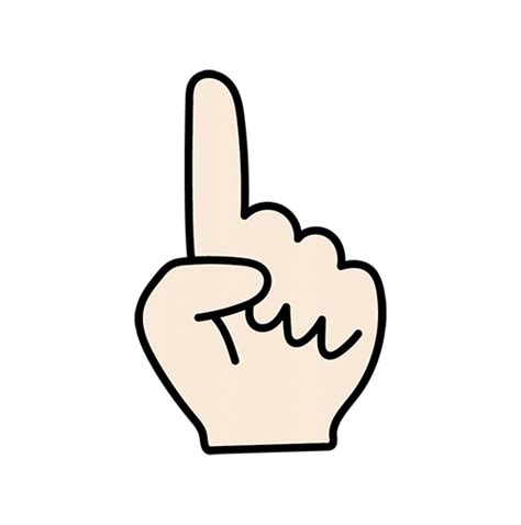 指を指す手1 かわいい手描きの無料イラスト｜商用利用okのフリー素材｜てがきっず