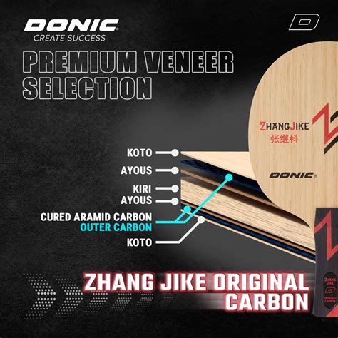 Donic Zhang Jike Original Carbon The Blade Of The Legend