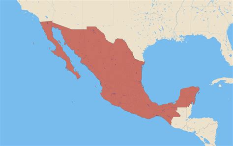 멕시코 지도 인구 및 통계