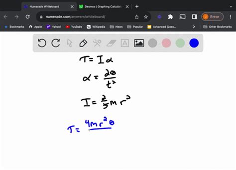 SOLVED A M Diameter Solid Sphere Can Be Rotated About An Axis Numerade