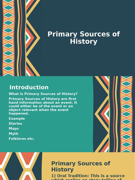 Primary Sources Of History Pdf