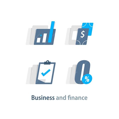 Premium Vector Investment Fund Performance Report Interest Rate Graph