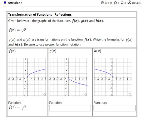 Question 4 0 1 Pt 3 2 Details Transformation Of Functions