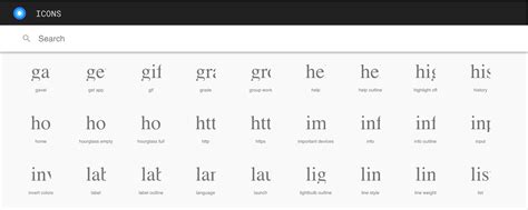 Material Design Icon Fonts Some Icon Display As Text Instead On My Machine Stack Overflow