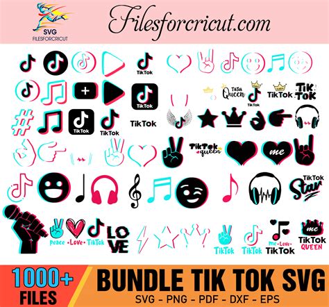 Tik Tok Bundle Svg Tik Tok Svg Tik Tok Logo Svg