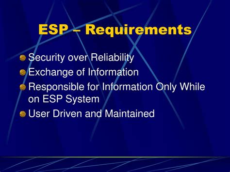 PPT Extranet For Security Professionals ESP PowerPoint Presentation ID