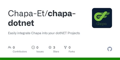 Github Chapa Etchapa Dotnet Easily Integrate Chapa Into Your Dotnet