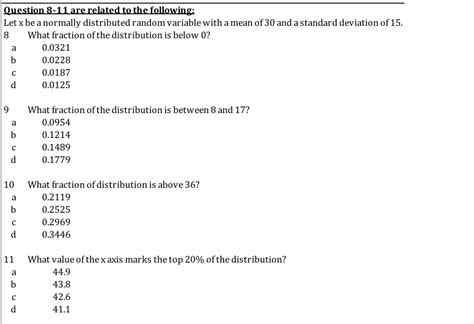 Solved Let X Be A Normally Distributed Random Variable With