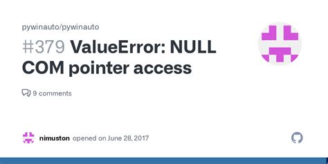 ValueError NULL Pointer Access Issue Pywinauto Pywinauto GitHub