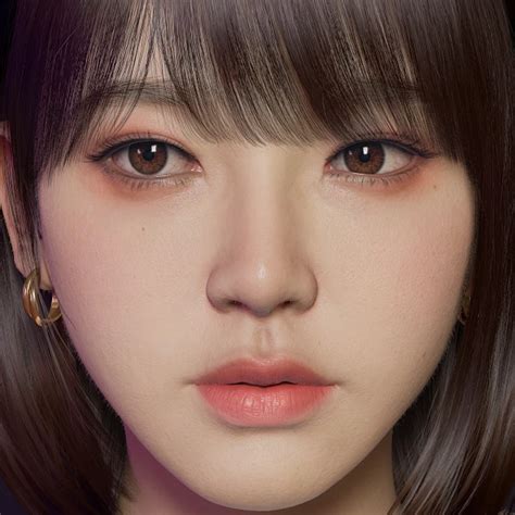 黄毛衣小姐姐—ue5贺大海作品角色人物生物cg模型网图片三维图片素材 花瓣网