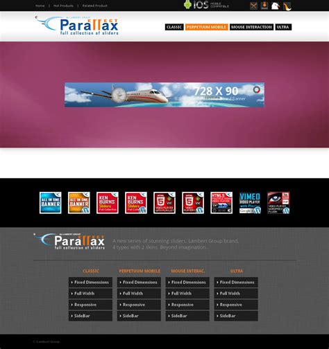 parallax slider responsive jquery plugin by lambertgroup codecanyon