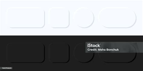 중형 버튼 3d 스타일의 기하학적 모양 Ui 벡터 일러스트 레이 션 0명에 대한 스톡 벡터 아트 및 기타 이미지 0명 3차원 형태 그래픽 사용자 인터페이스 Istock