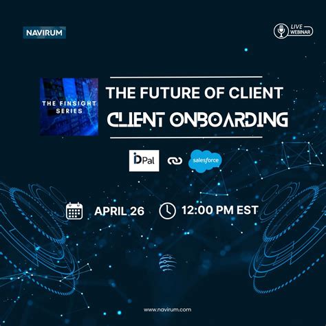 Navirum On Linkedin Salesforce Techexperts Banking Clientonboarding Futuretrends Webinar…