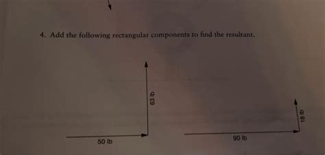 solved 4 add the following rectangular components to find