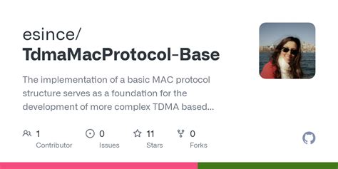 github esince tdmamacprotocol base the implementation of a basic mac