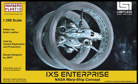 Ixs Enterprise Nasa Warp Ship Model Kit By Fantastic Plastic